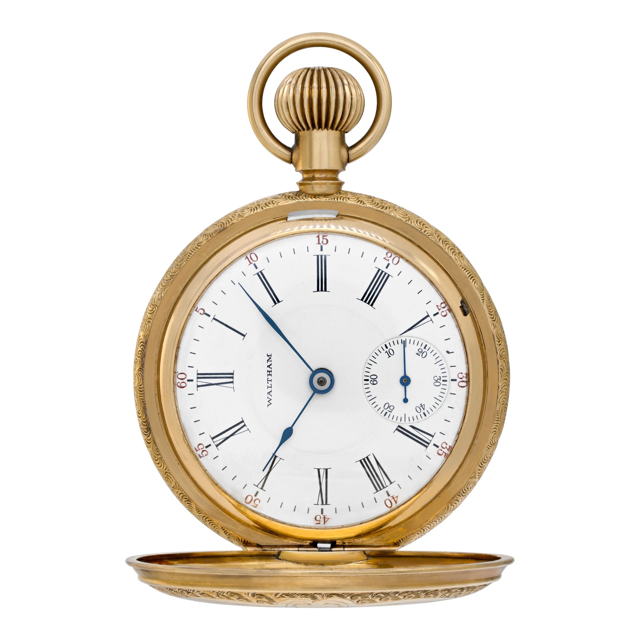 Pre-owned Waltham pocket watch 1 14k 55mm Manual watch